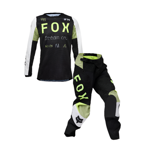 Fox Racing 180 Race Spec Pale Green Kit Combo 2025 – Norman Watt ...