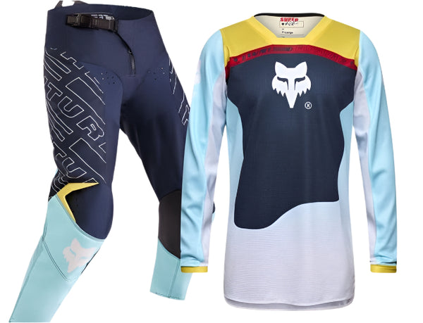 Fox 180 Youth Elevated Light Blue Kit Combo 2025 – Norman Watt Motorcycles